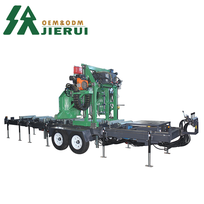 Commercial Hydraulic Automatic Sawmill With Mobile Wheel Factory ...